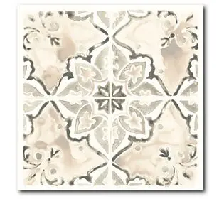 COURTSIDE MARKET Neutral Mosaic I 16x16 Canvas Wall Art