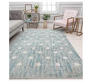 ISAAC MIZRAHI LIVE! Isaac Mizrahi Jaxon Delightfully Dotty 8' X 10' Area Rug