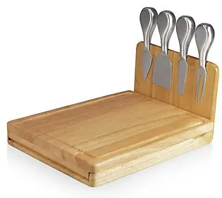 PICNIC TIME Asiago Cheese Cutting Board & Tools Set