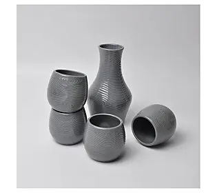 TEMP-TATIONS Set Of 4 Woodland Grip Cups With C Rafe