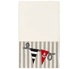 LINUM HOME TEXTILES Ethan Embellished Hand Towe L