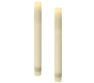 PACIFIC ACCENTS Set Of 2 Flameless 9' Taper Can Dles