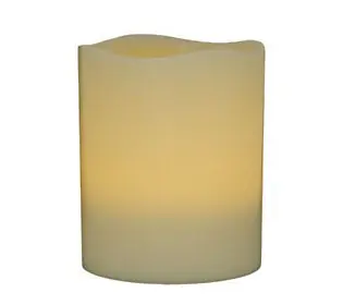 PACIFIC ACCENTS 4' X 5' Melted Top Flameless Ca Ndle