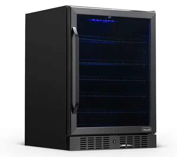 NEWAIR 24' Built-in 177-can Beverage Fridge In Lack