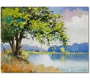 COURTSIDE MARKET Spring At The Pond Ii 20' X 24 Wall Art