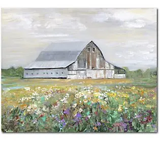 COURTSIDE MARKET Fresh Flowers At The Farm 20x2 4 Canvas