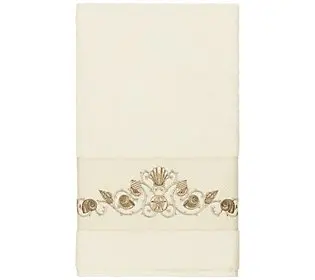 LINUM HOME TEXTILES Bella Embellished Bath Towe L