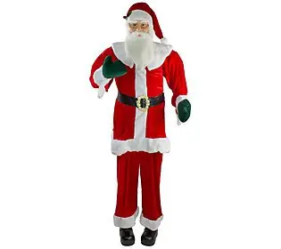 NORTHLIGHT 6' Red Life Standing Sant A Claus Decor