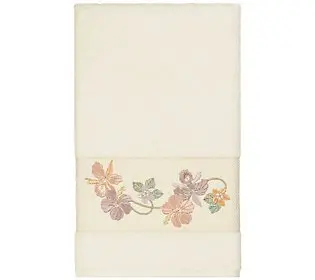 LINUM HOME TEXTILES Caroline Embellished Bath T Owel