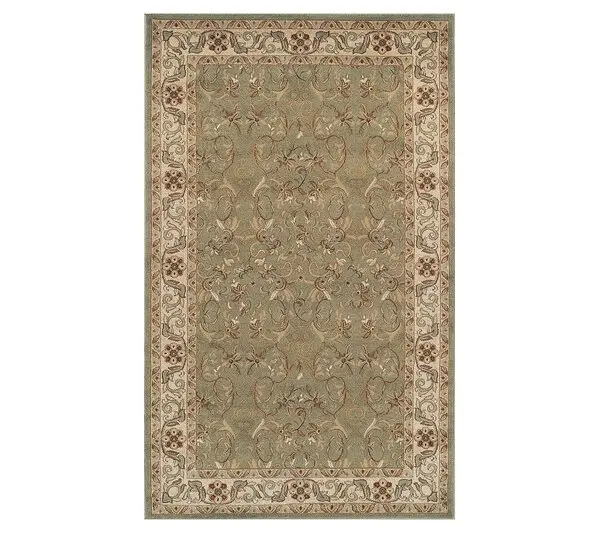 SUPERIOR Traditional Floral Scroll Area Rug, 5x