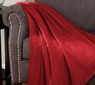 SUPERIOR Cotton All-season Plush Full/queen Bla Ket