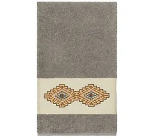 LINUM HOME TEXTILES Gianna Embellished Bath Tow El