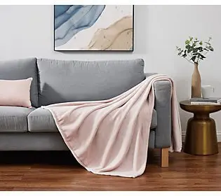 CANNON Solid Plush 50x60 Throw