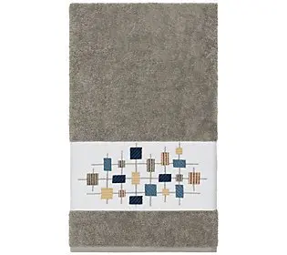 LINUM HOME TEXTILES Khloe Embellished Bath Towe L