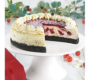JUNIOR'S White Chocolate Raspberry Cheesecake