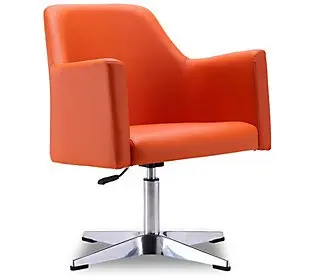 MANHATTAN COMFORT Pelo Adjustable Height Swivel Accent Chair