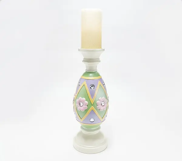 WILLOW MANOR 16' Easter Candle Holder With Candle