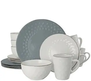 ELAMA Pearl 16-piece Dinnerware Set