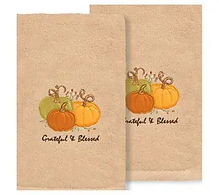 LINUM HOME TEXTILES Grateful & Blessed Embroi Dered Luxury
