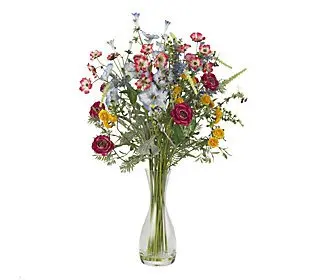 NEARLY NATURAL 26' Veranda Garden W/ Vase By