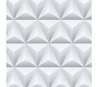 NEXTWALL Triangle Origami Peel And Stick Wallpa Per Roll
