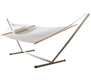CASTAWAY LIVING 52' Quilted Hammock Combo With Pillow & Stand