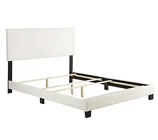 ELEMENTAL REST Boyd Sleep Florence Faux Leather Bed Frame W He Dboard Queen