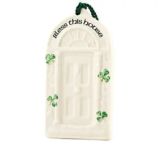 BELLEEK House Blessing Ornament