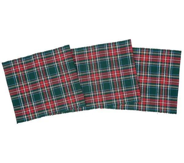 VALERIE PARR HILL 13' X 72' Weston Plaid Table Runner Valerie