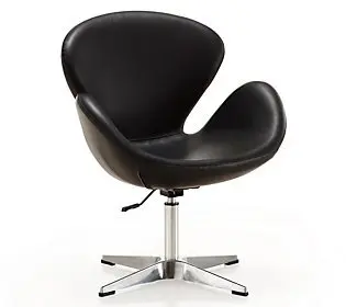 MANHATTAN COMFORT Raspberry Adjustable Swivel Chair