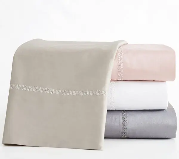 Badgley Mischka Vhome 400tc Sateen Twin Sheet Set