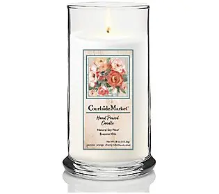 COURTSIDE MARKET Naive Bouquet Ii Status Candle Glass, 18 Oz