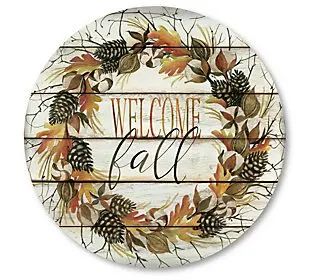COURTSIDE MARKET Wellcome Fall 15' X 15' Circul Ar Panel