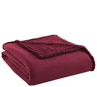 SHAVEL Micro Flannel Sherpa Twin Blanket