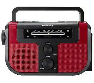 WEATHERX Wr383r Weatherband Am/fm Radio With Fl Shlight