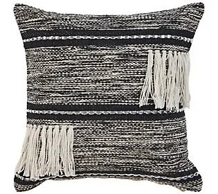 OX BAY TRADING CO. Ox Bay Metallic Fringe Throw Pillow