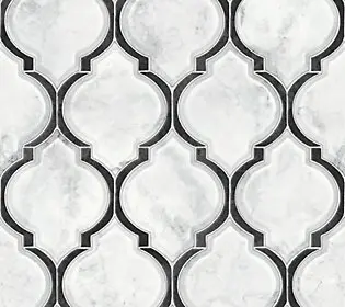 NEXTWALL Marbled Ogee Peel And Stick Wallpaper Roll