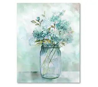 COURTSIDE MARKET Hydrangea Retreat 16x20 Canvas Wall Art