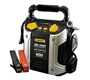 STANLEY 300 Amp / 600 Peak Amp Battery Jump Sta Rter W/ Outlet