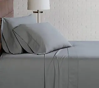 BROOKLYN LOOM Solid Cotton Percale Full Sheet S Et