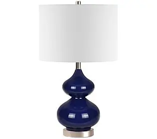 HUDSON&CANAL Hudson & Canal Katrin Double Gourd Stylish Glas S Table Lamp