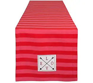 DESIGN IMPORTS 14 X 72 In Love Embellished Table Runner