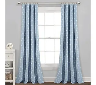 LUSH DECOR Seaside Starfish Blackout Window Panel