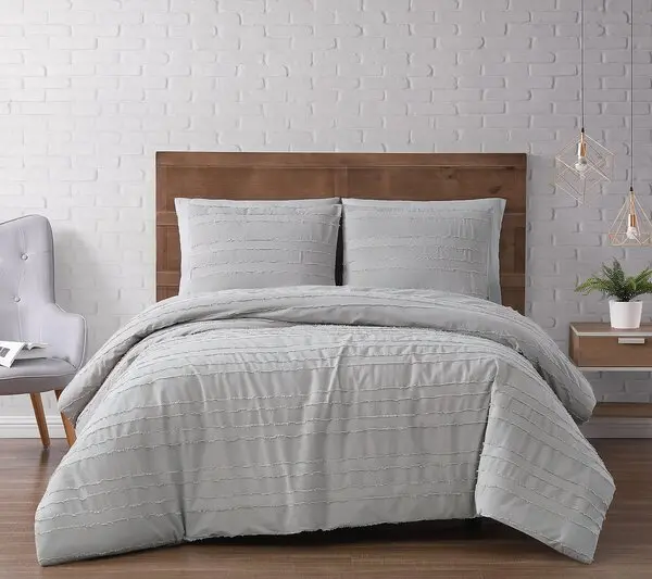 BROOKLYN LOOM Carlisle Stripe Full/queen Duvet Et