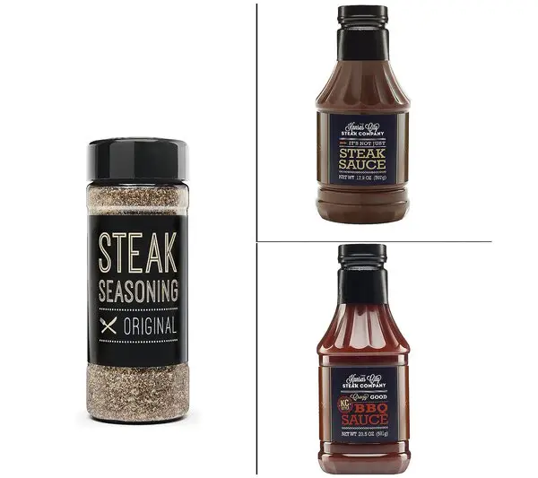 KANSAS CITY STEAK Co. Sauce And Seasoning Combo