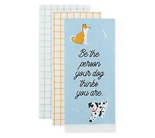 DESIGN IMPORTS Dog Person Kitchen Towel Set