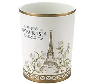 AVANTI LINENS Paris Botanique Wastebasket