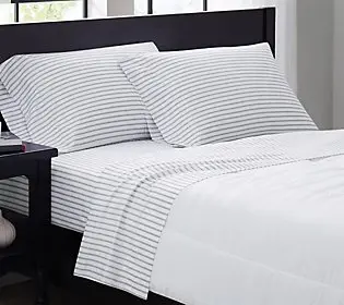 TRULY SOFT Pinstripe Twin Xl Sheet Set