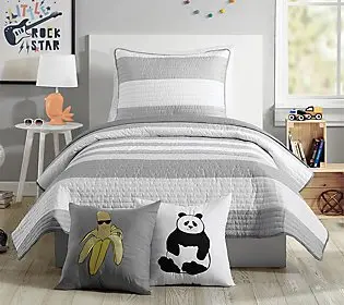 QVC Urban Playground Lavelle Twin Quilt Set 2-pie Ce