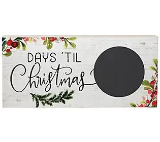 SINCERE SURROUNDINGS Days Until Christmas Chalk Talk Sincere Surr Oundings